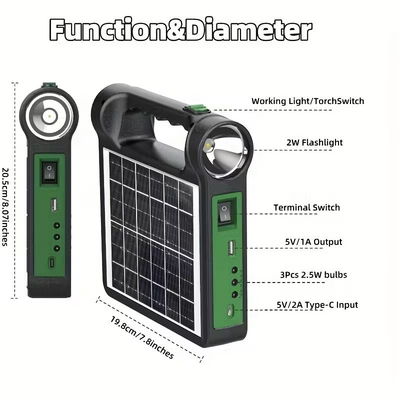 Power bank Kit with LED Lights, 6000mAh Lithium Battery, USB Charger ...